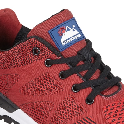 Himalayan Red Bounce Non Metallic Fibre Glass Toe Cap Safety Trainer - 4313